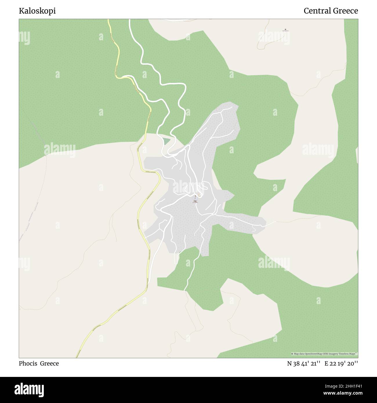 Kaloskopi, Phocis, Griechenland, Zentralgriechenland, N 38 41' 21'', E ...