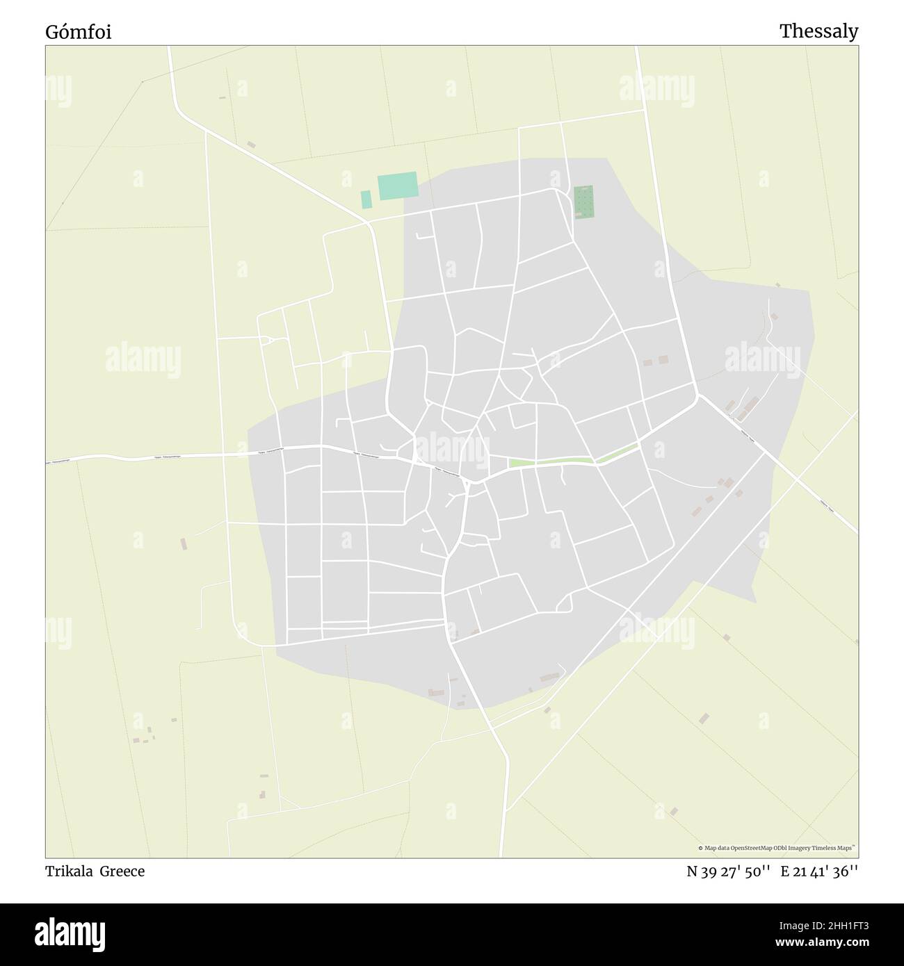 Gómfoi, Trikala, Greece, Thessaly, N 39 27' 50'', E 21 41' 36'', map ...