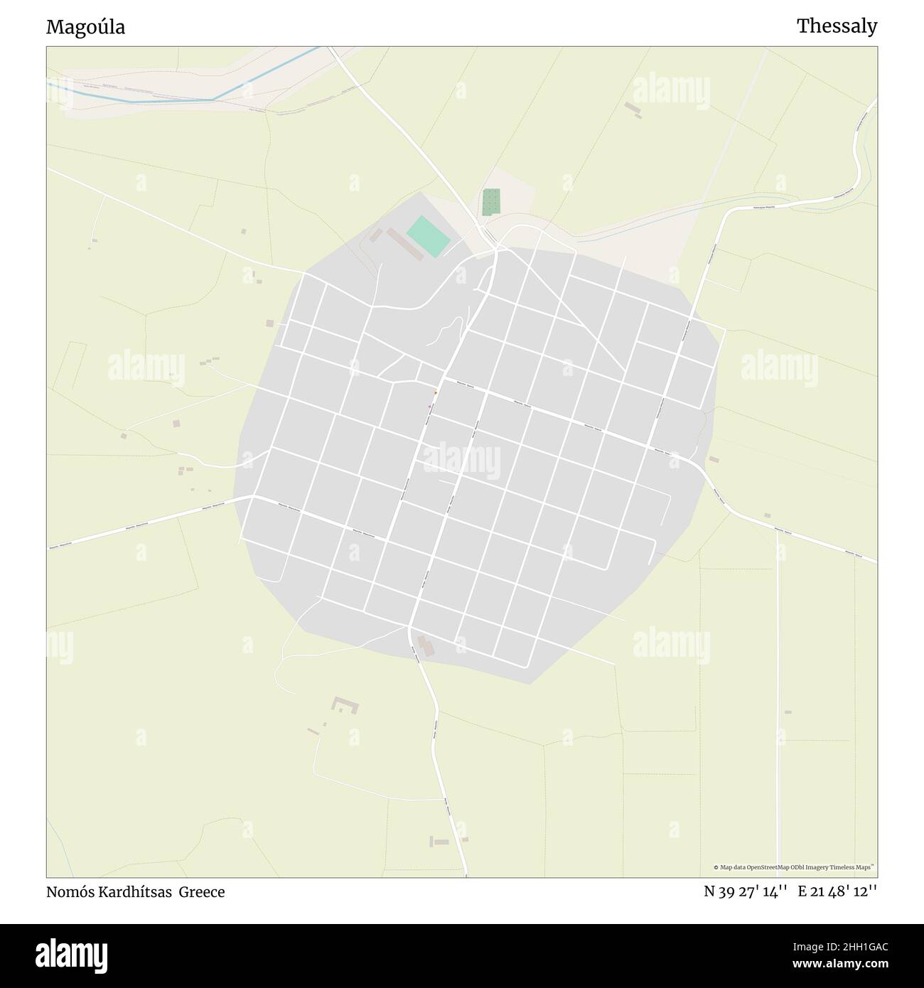 Magoúla, Nomós Kardhítsas, Greece, Thessaly, N 39 27' 14'', E 21 48' 12 ...