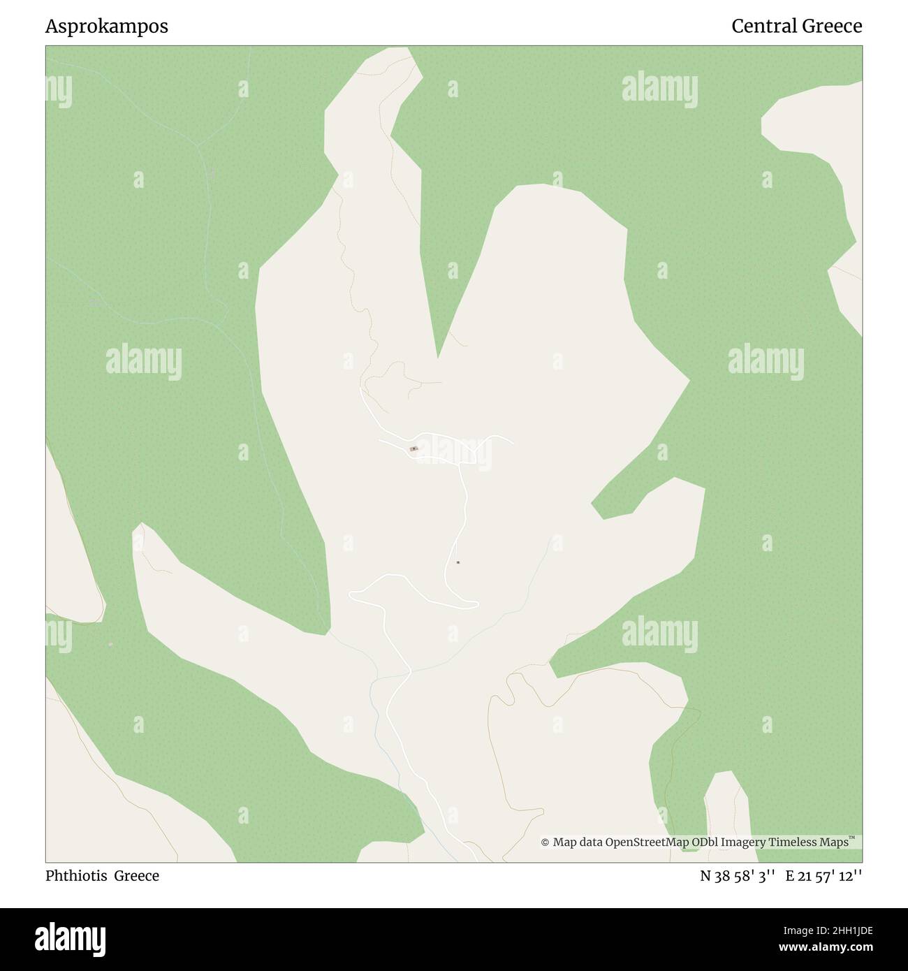Asprokampos, Phthiotis, Griechenland, Zentralgriechenland, N 38 58' 3 ...
