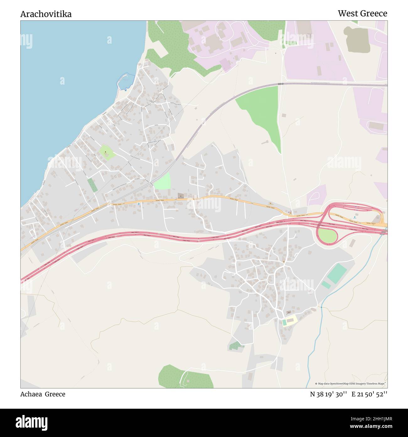 Arachovitika, Achaea, Griechenland, Westgriechenland, N 38 19' 30'', E ...