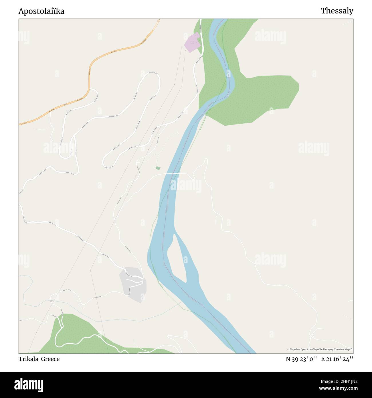 Apostolaíïka, Trikala, Greece, Thessaly, N 39 23' 0'', E 21 16' 24 ...