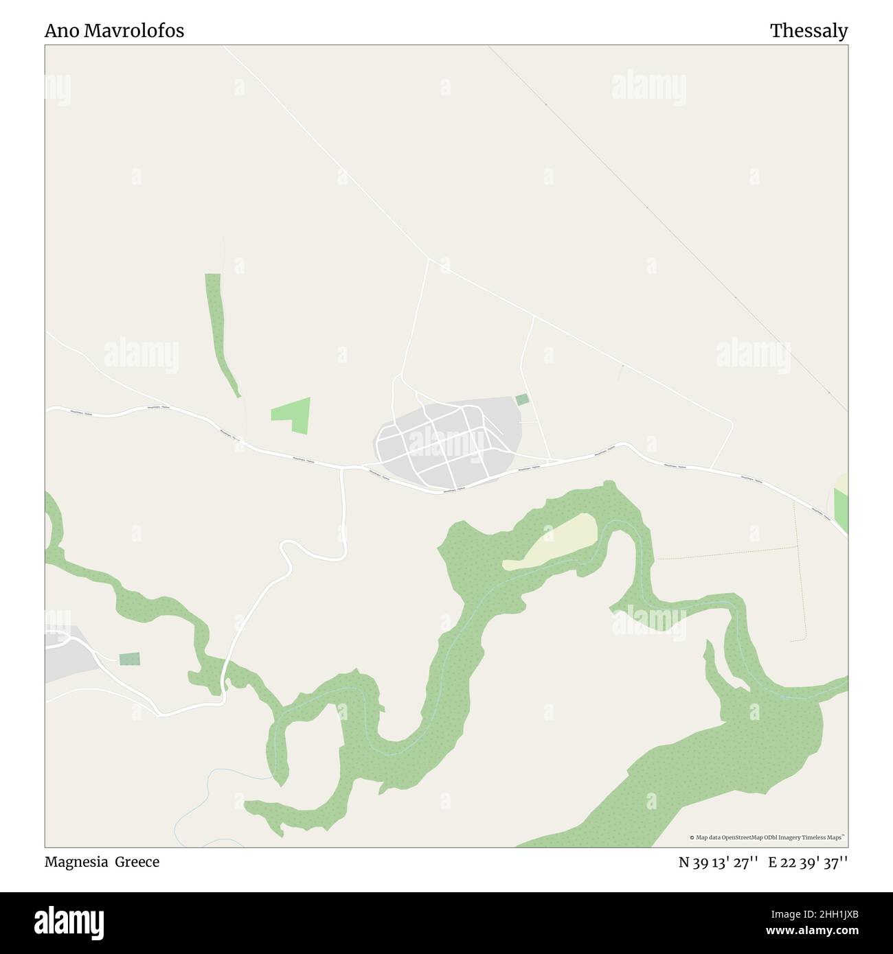 Ano Mavrolofos, Magnesia, Griechenland, Thessalien, N 39 13' 27'', E 22 ...