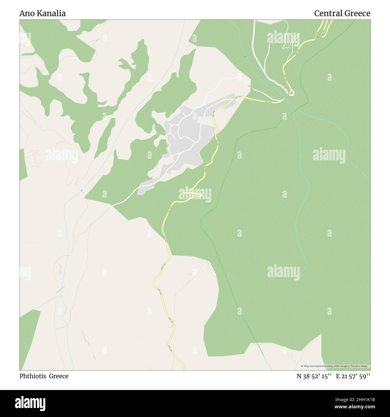 Ano Kanalia, Phthiotis, Griechenland, Zentralgriechenland, N 38 52' 15 ...