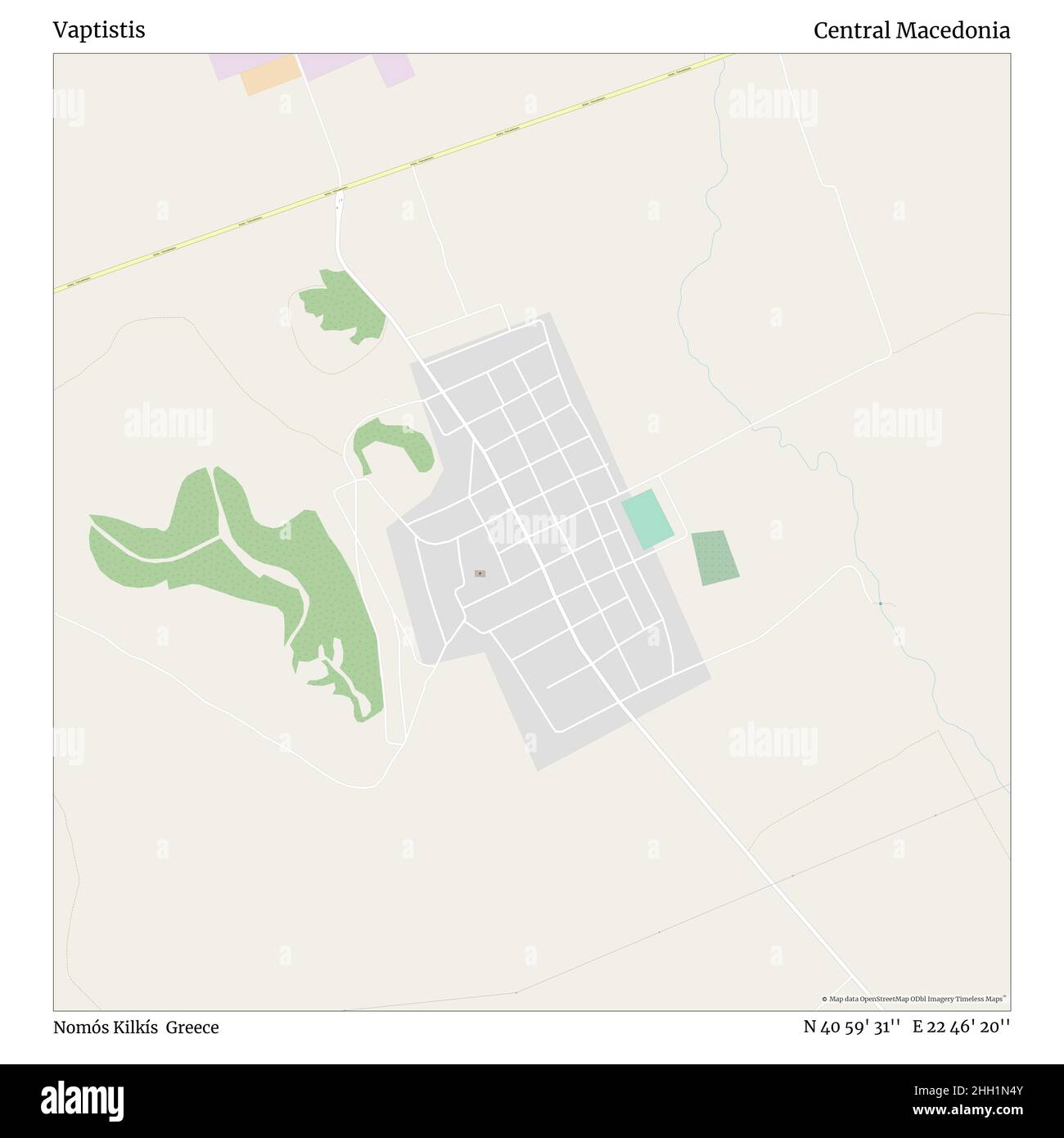 Vaptistis, Nomós Kilkís, Griechenland, Zentralmakedonien, N 40 59' 31 ...