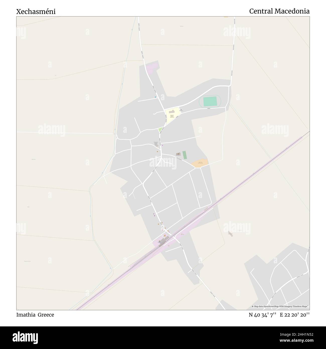 Xechasméni, Imathia, Griechenland, Zentralmakedonien, N 40 34' 7'', E ...