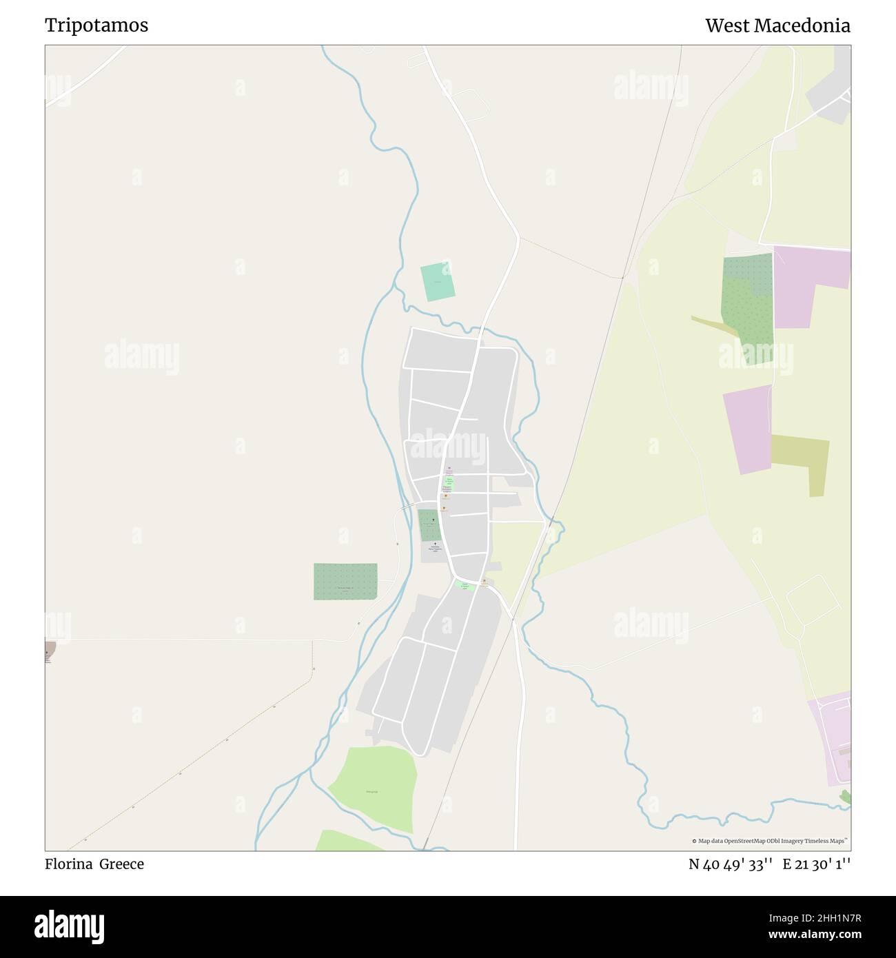 Tripotamos, Florina, Griechenland, Westmakedonien, N 40 49' 33'', E 21 ...