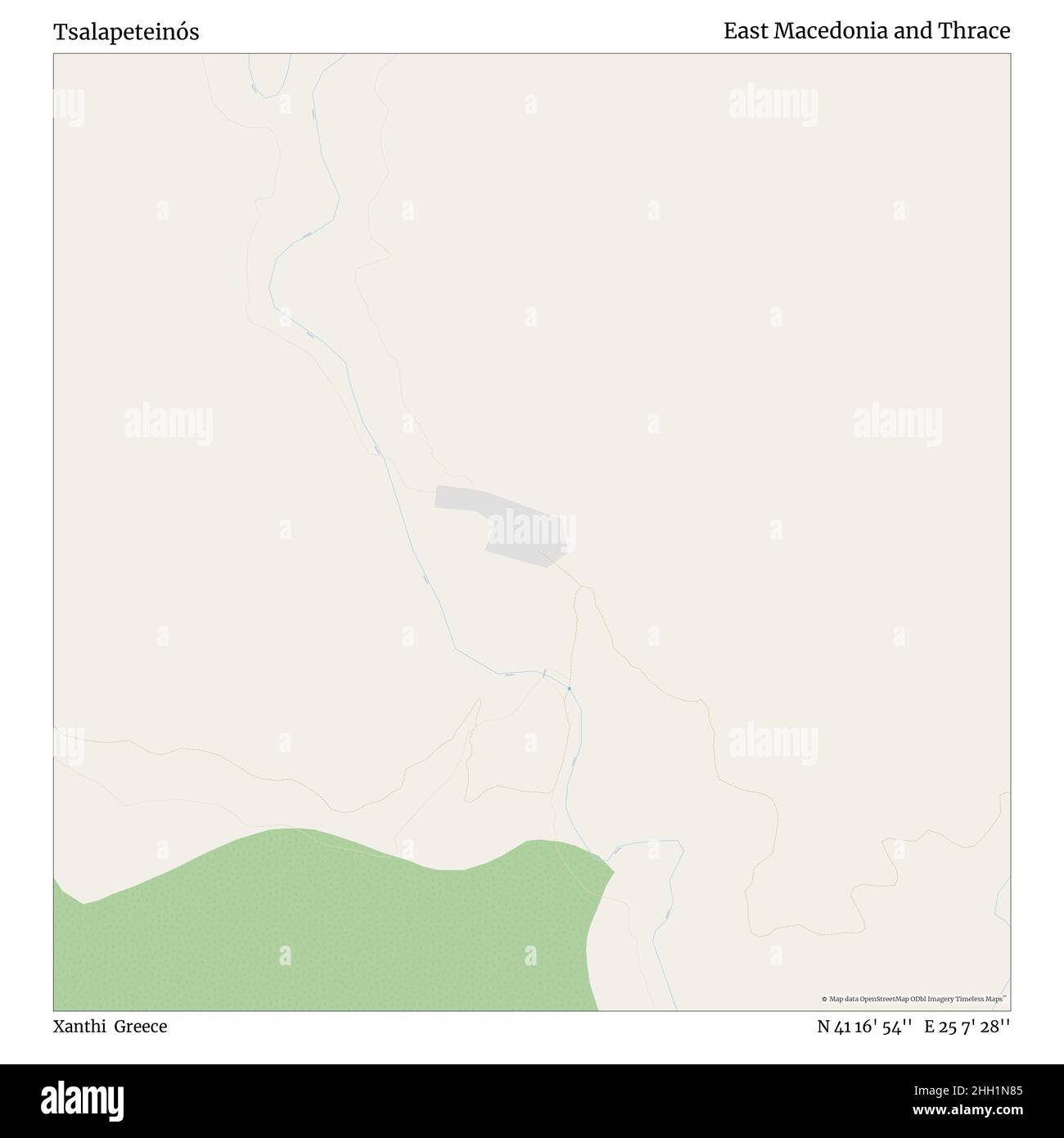 Tsalapeteinós, Xanthi, Griechenland, Ostmakedonien und Thrakien, N 41 ...