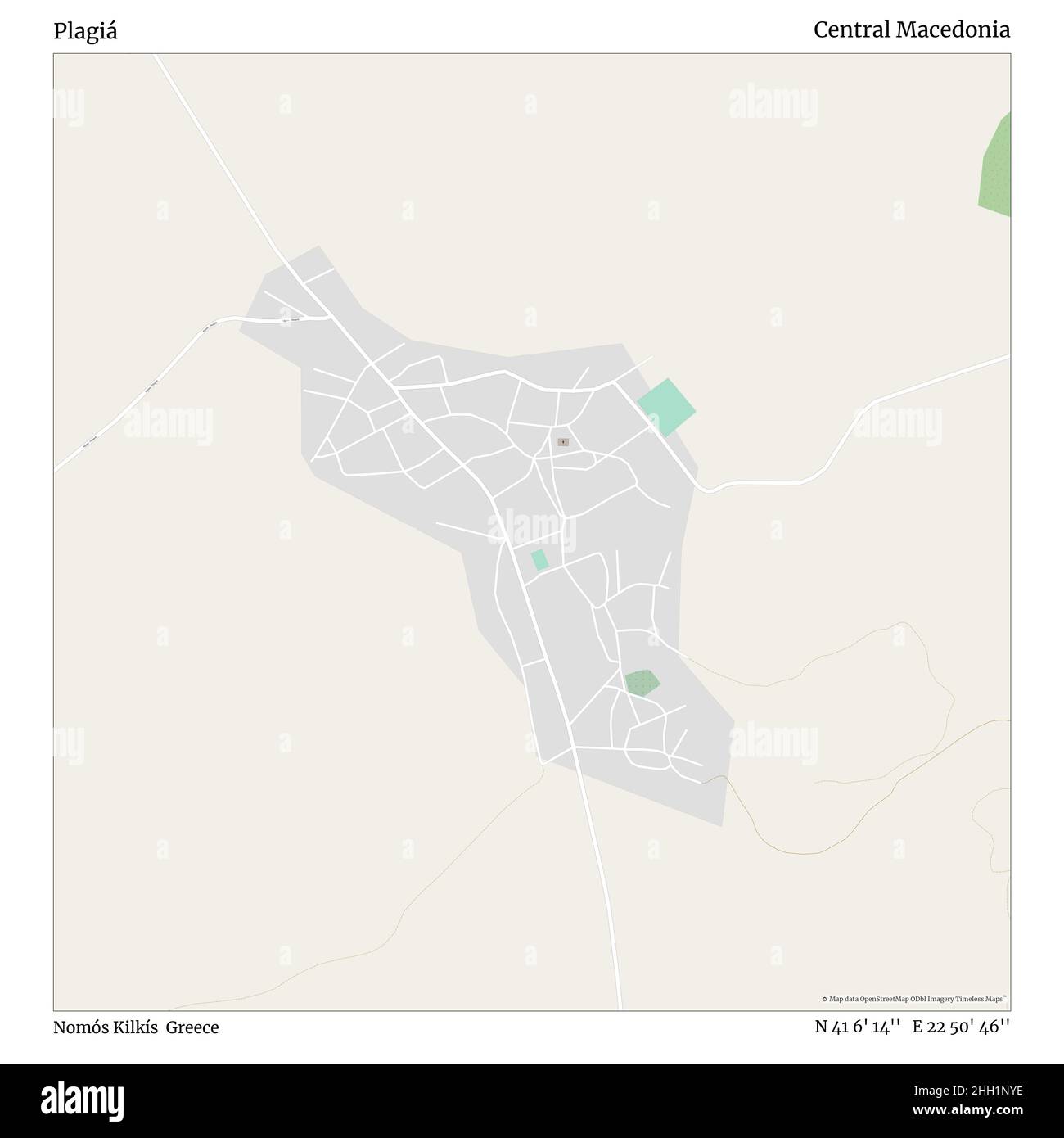 Plagiá, Nomós Kilkís, Griechenland, Zentralmakedonien, N 41 6' 14'', E ...