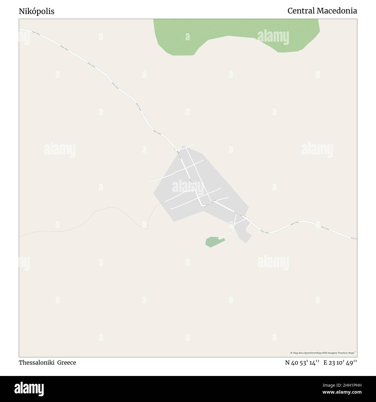 Nikópolis, Thessaloniki, Griechenland, Zentralmakedonien, N 40 53' 14 ...