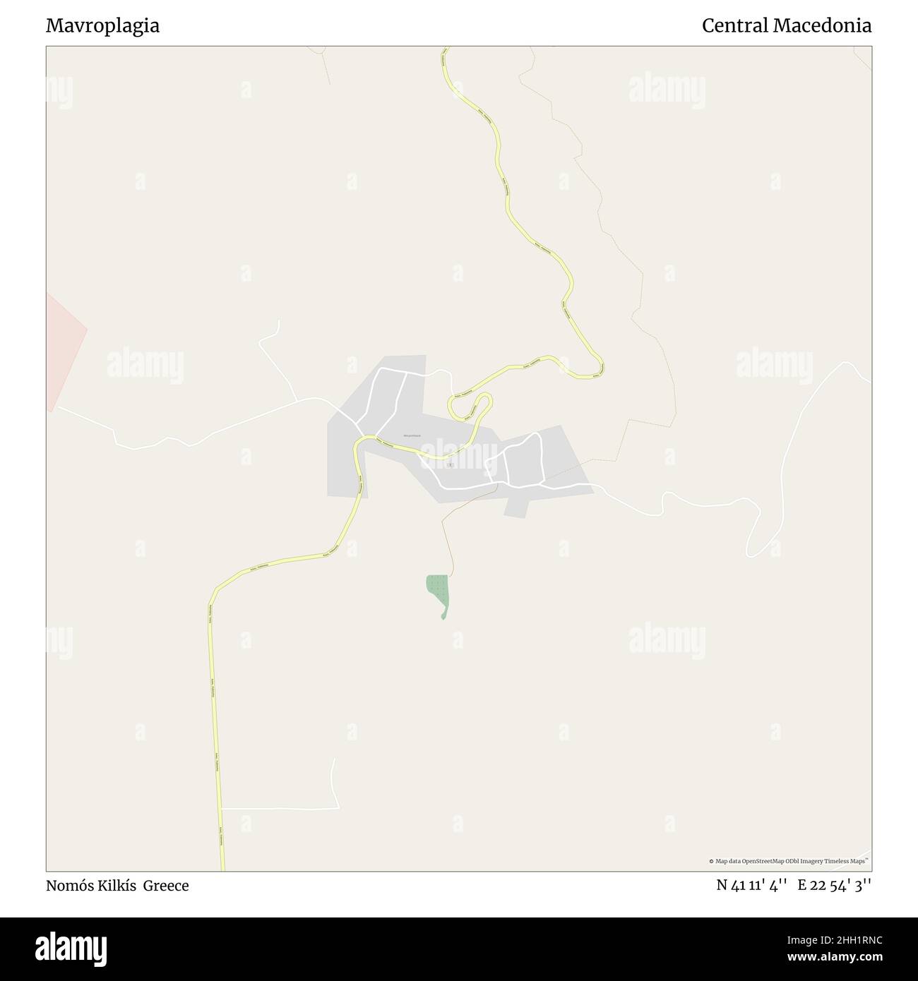 Mavroplagia, Nomós Kilkís, Griechenland, Zentralmakedonien, N 41 11' 4 ...