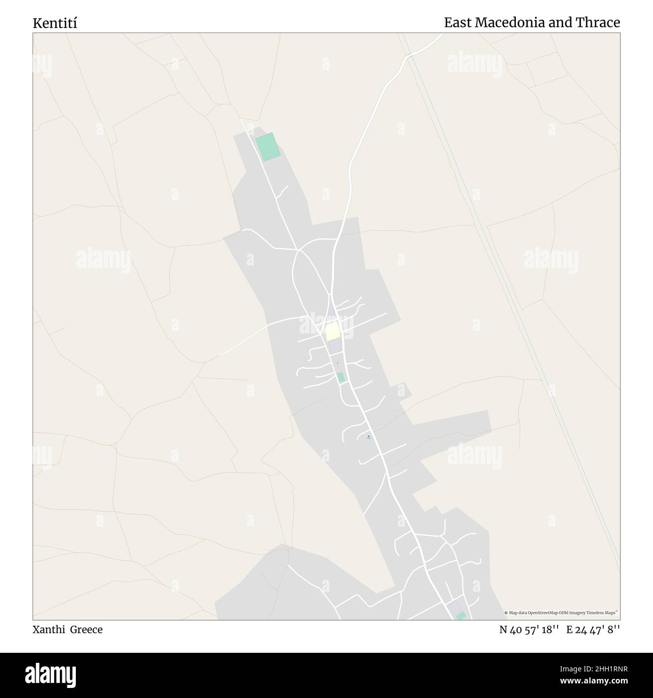 Kentití, Xanthi, Griechenland, Ostmakedonien und Thrakien, N 40 57' 18 ...