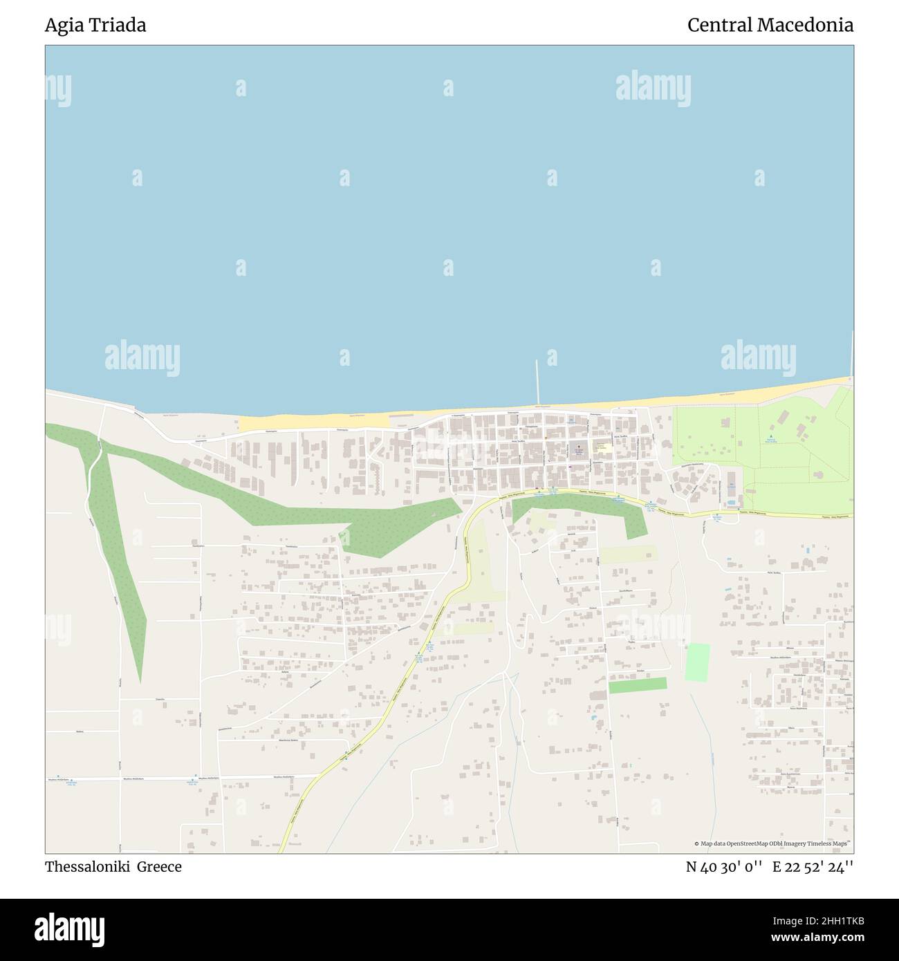 Agia Triada, Thessaloniki, Griechenland, Zentralmakedonien, N 40 30' 0 ...