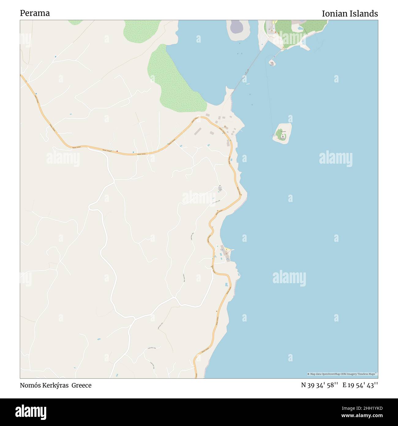 Perama, Nomós Kerkýras, Griechenland, Ionische Inseln, N 39 34' 58'', E ...