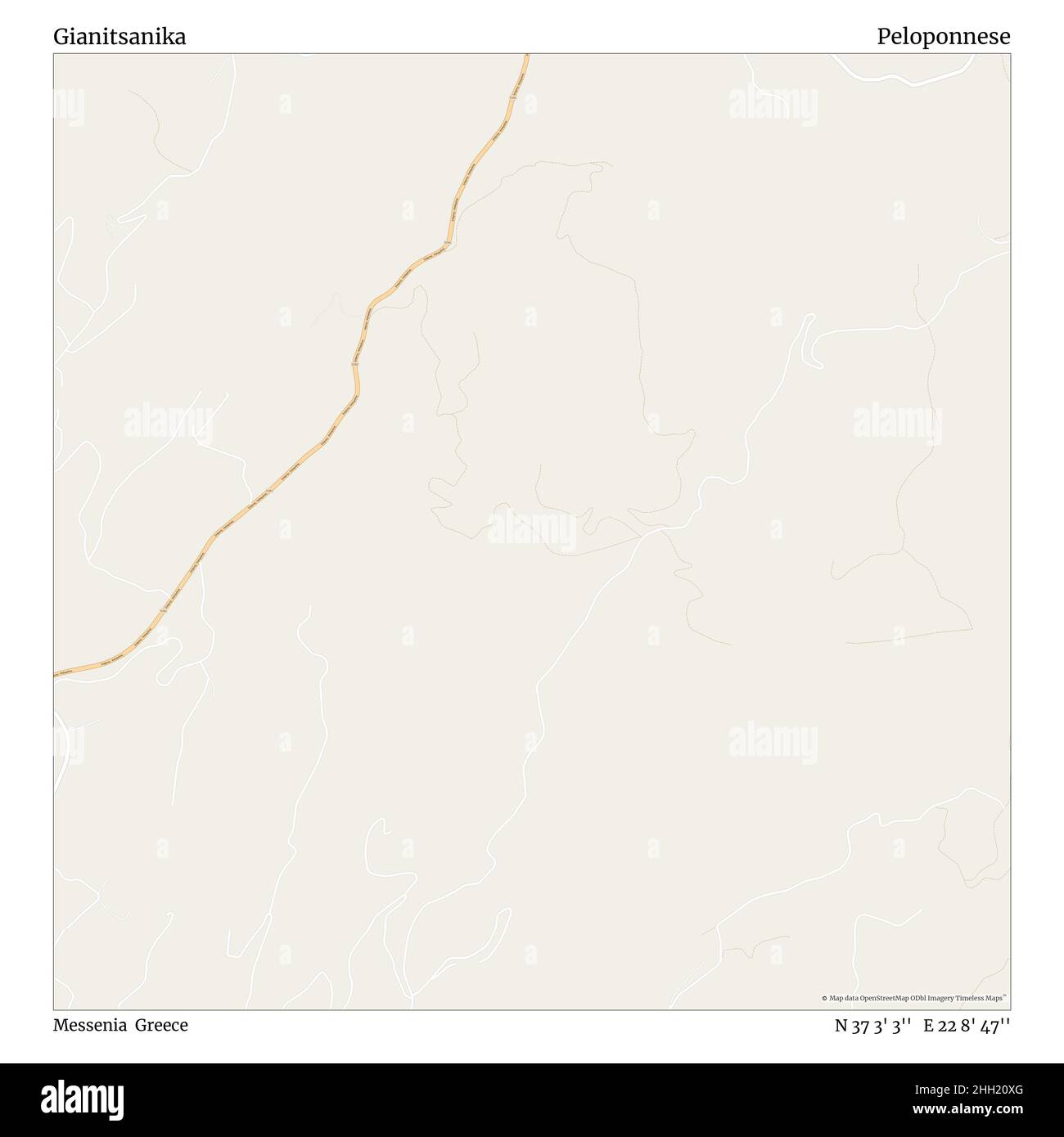 Gianitsanika, Messenia, Griechenland, Peloponnes, N 37 3' 3'', E 22 8 ...