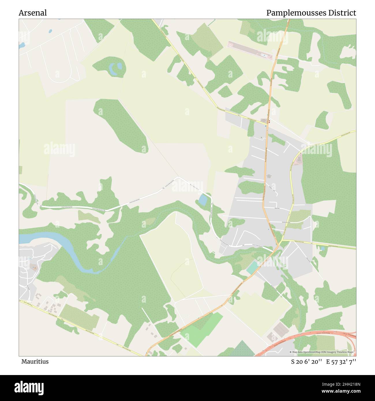 Arsenal, Mauritius, Pamplemousses District, S 20 6' 20'', E 57 32' 7 ...