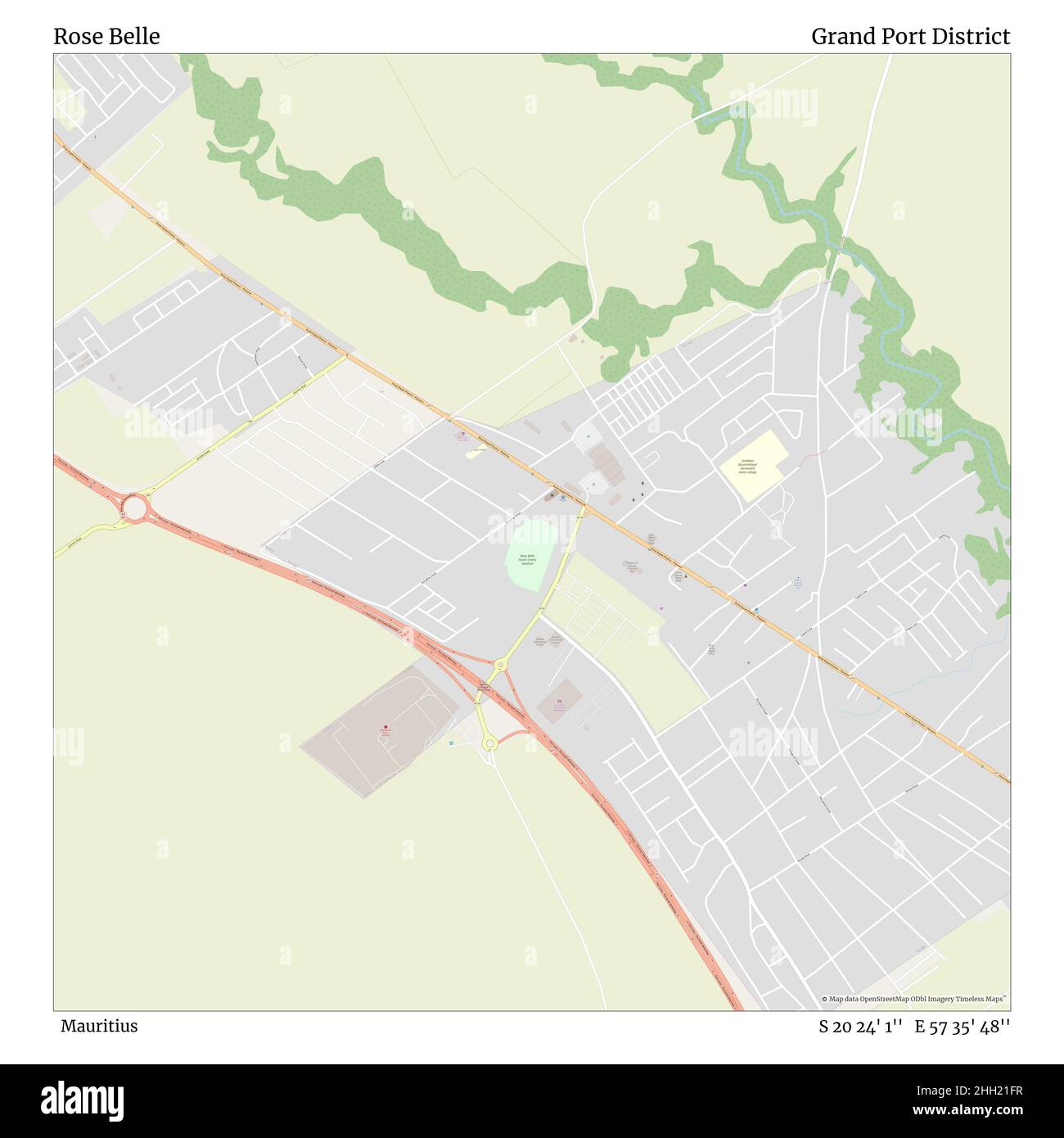 Rose Belle, Mauritius, Grand Port District, S 20 24' 1'', E 57 35' 48 ...