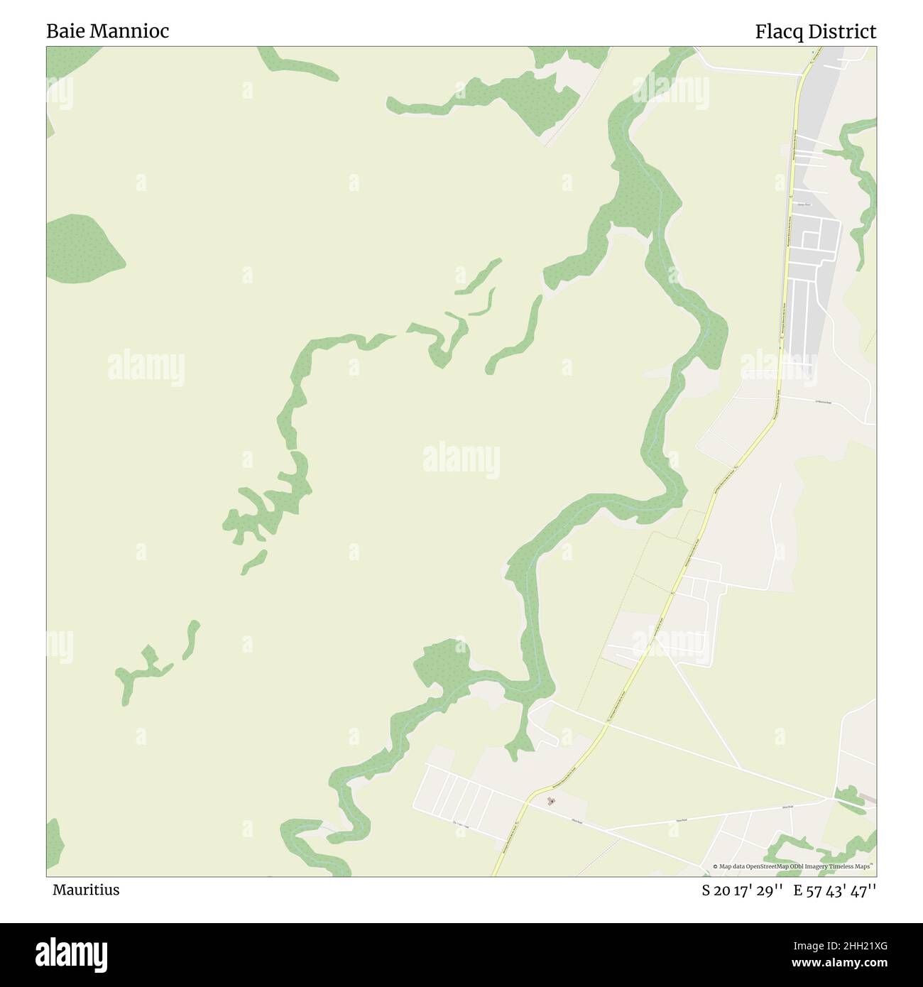 Baie Mannioc, Mauritius, Flacq District, S 20 17' 29'', E 57 43' 47 ...