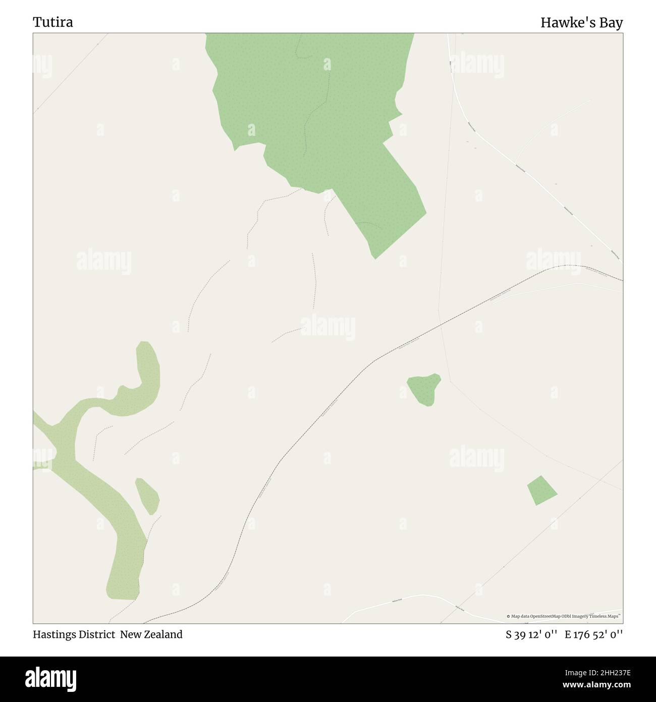 Tutira, Hastings District, Neuseeland, Hawke's Bay, S 39 12' 0'', E 176 ...