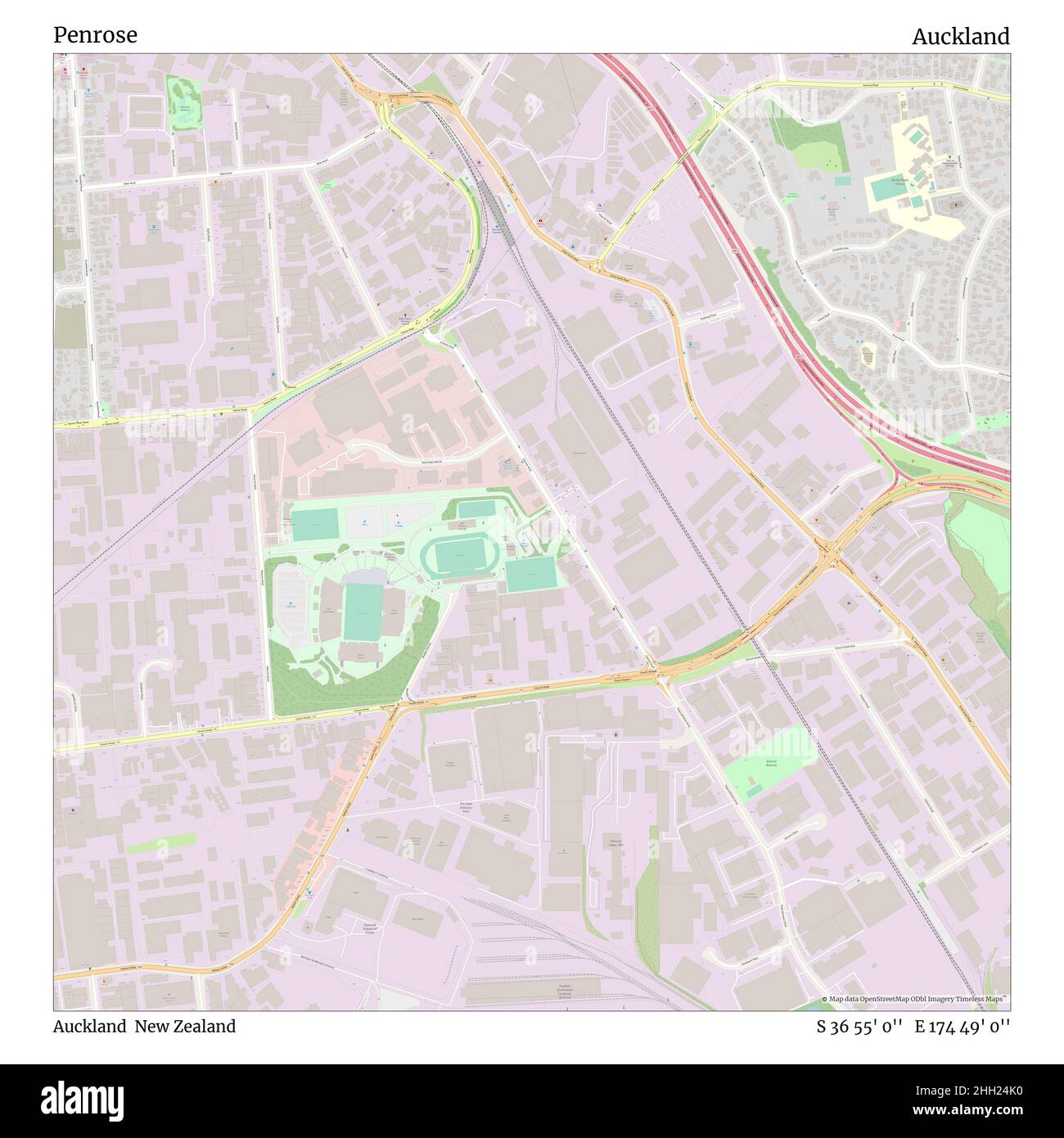 Penrose, Auckland, Neuseeland, Auckland, S 36 55' 0'', E 174 49' 0 ...