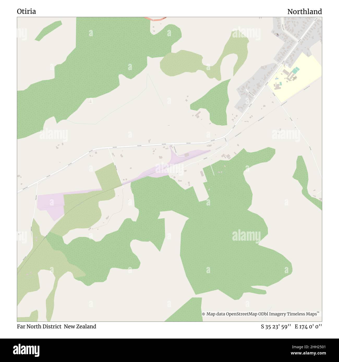 Otiria, Far North District, Neuseeland, Northland, S 35 23' 59'', E 174 ...