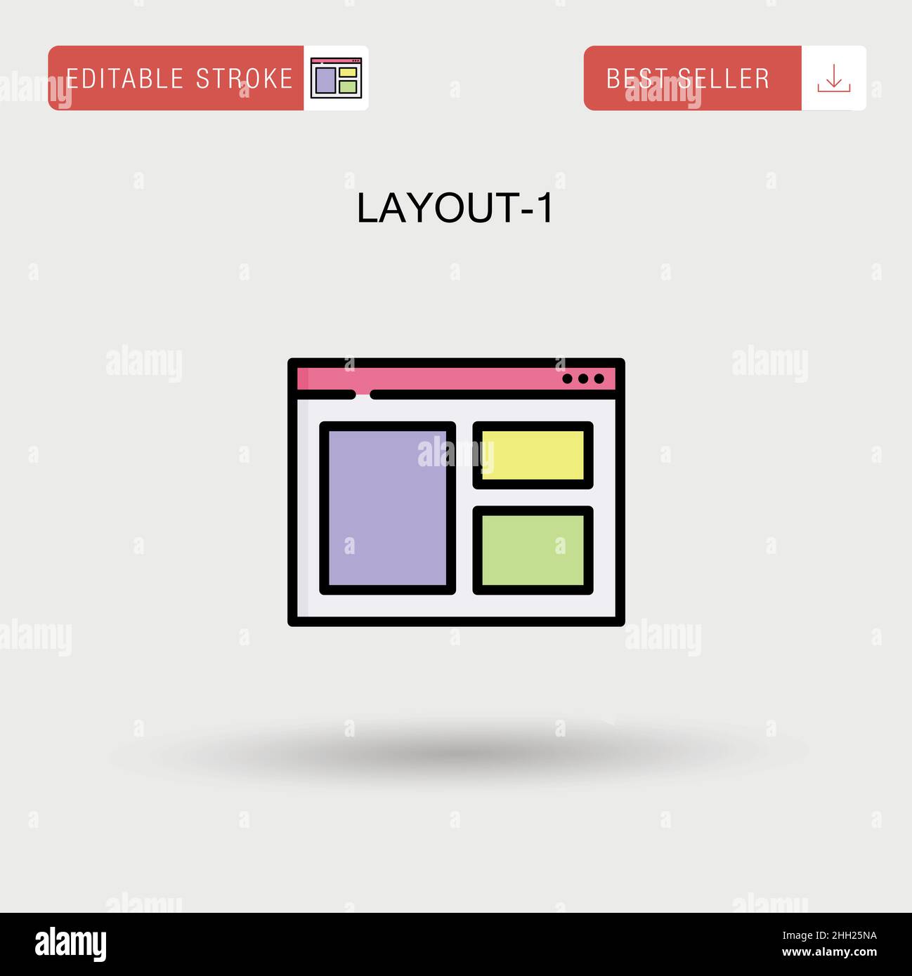 Layout symbol Stock-Vektorgrafiken kaufen - Alamy