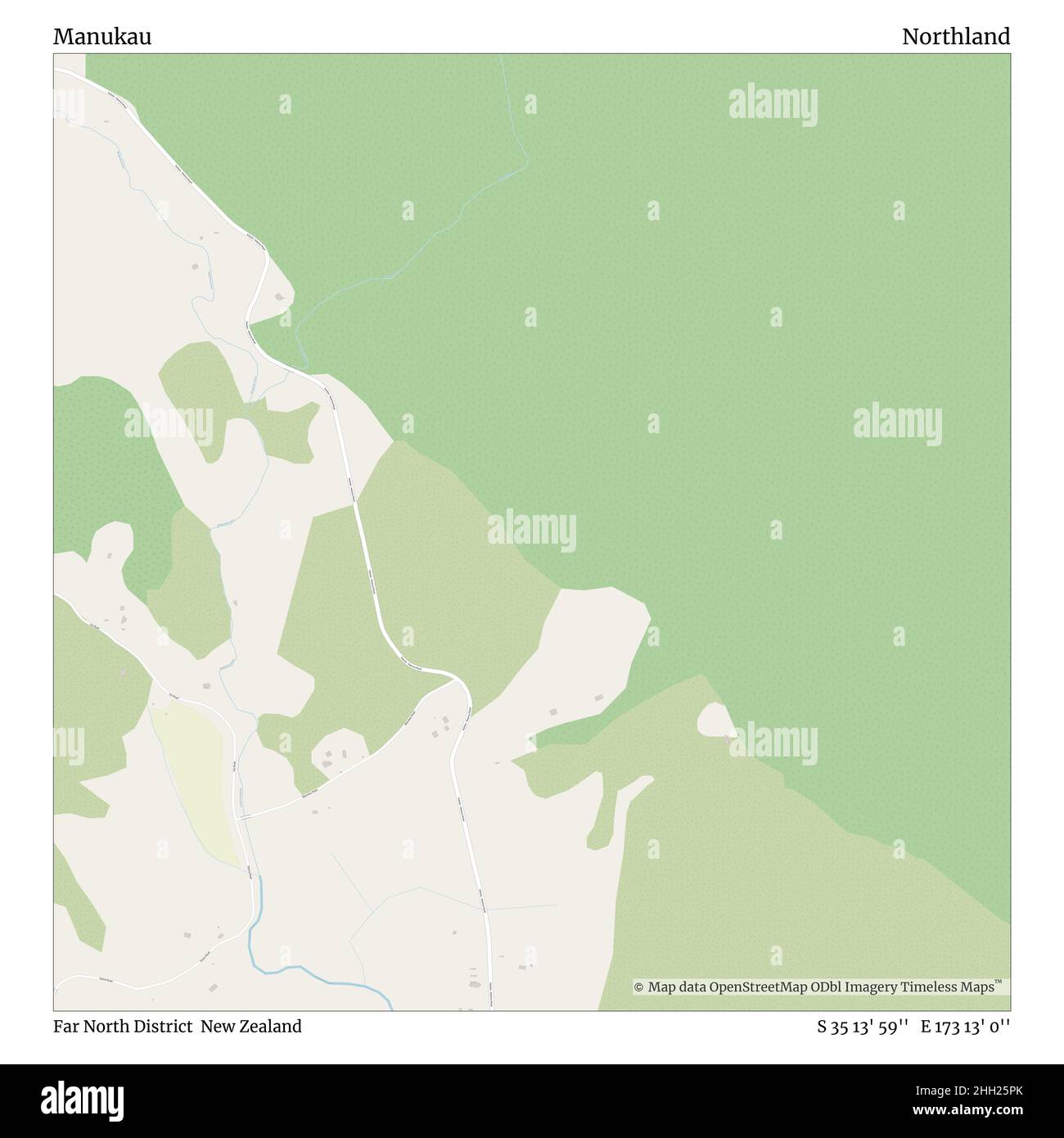 Manukau, Far North District, Neuseeland, Northland, S 35 13' 59'', E ...