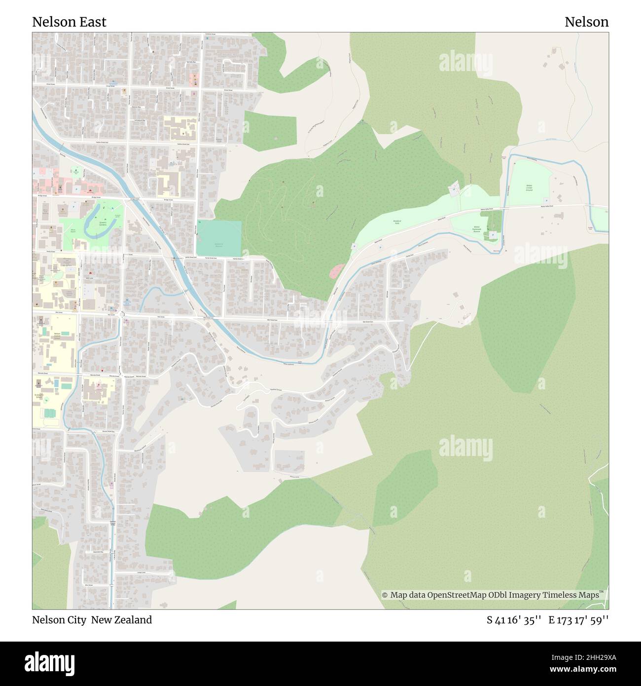 Nelson East, Nelson City, Neuseeland, Nelson, S 41 16' 35'', E 173 17 ...