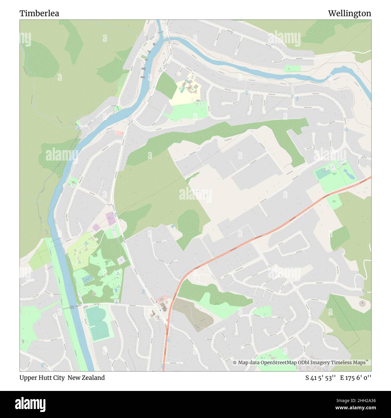 Timberlea, Upper Hutt City, Neuseeland, Wellington, S 41 5' 53'', E 175 ...