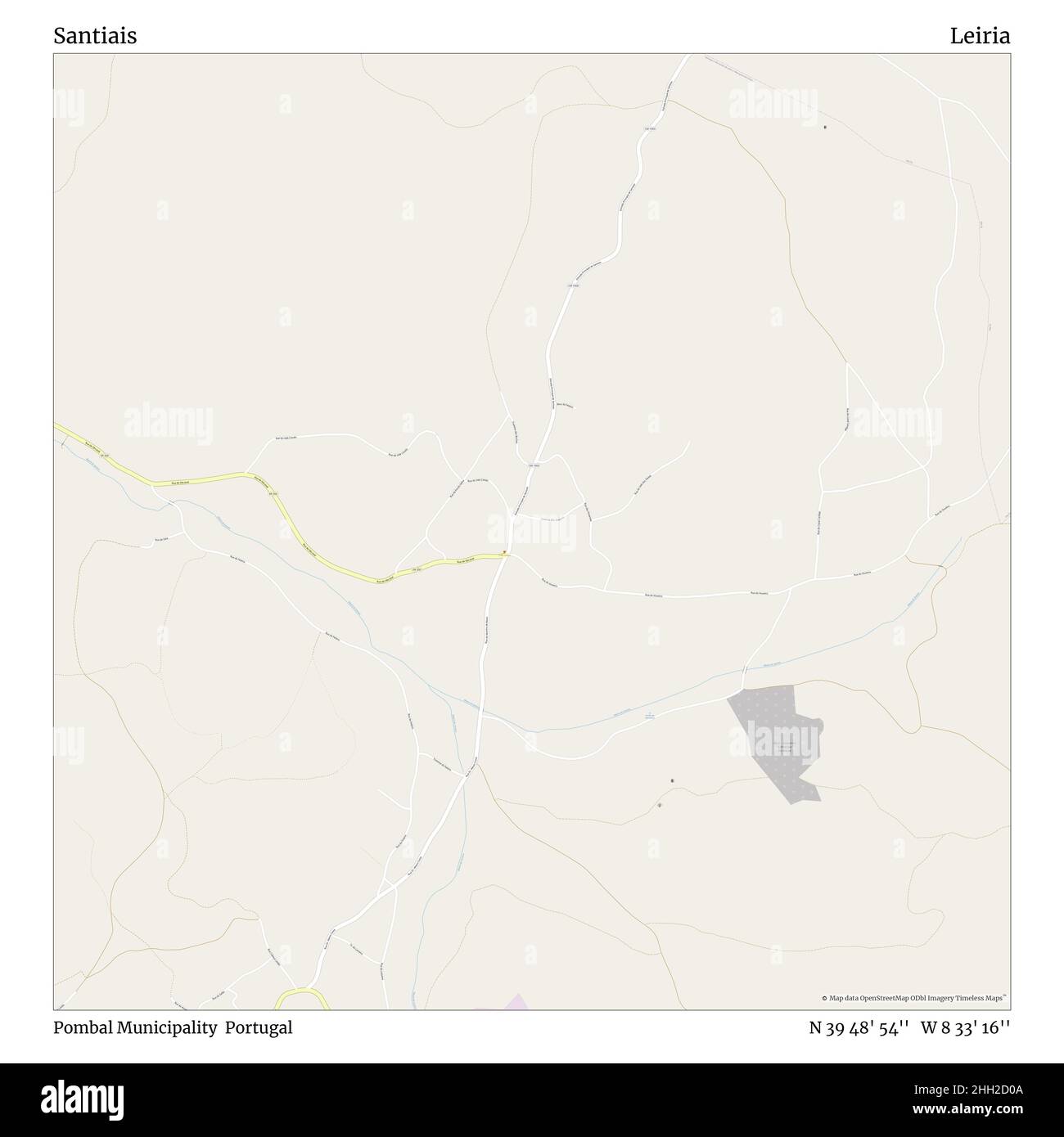 Santiais, Gemeinde Pombal, Portugal, Leiria, N 39 48' 54'', W 8 33' 16 ...
