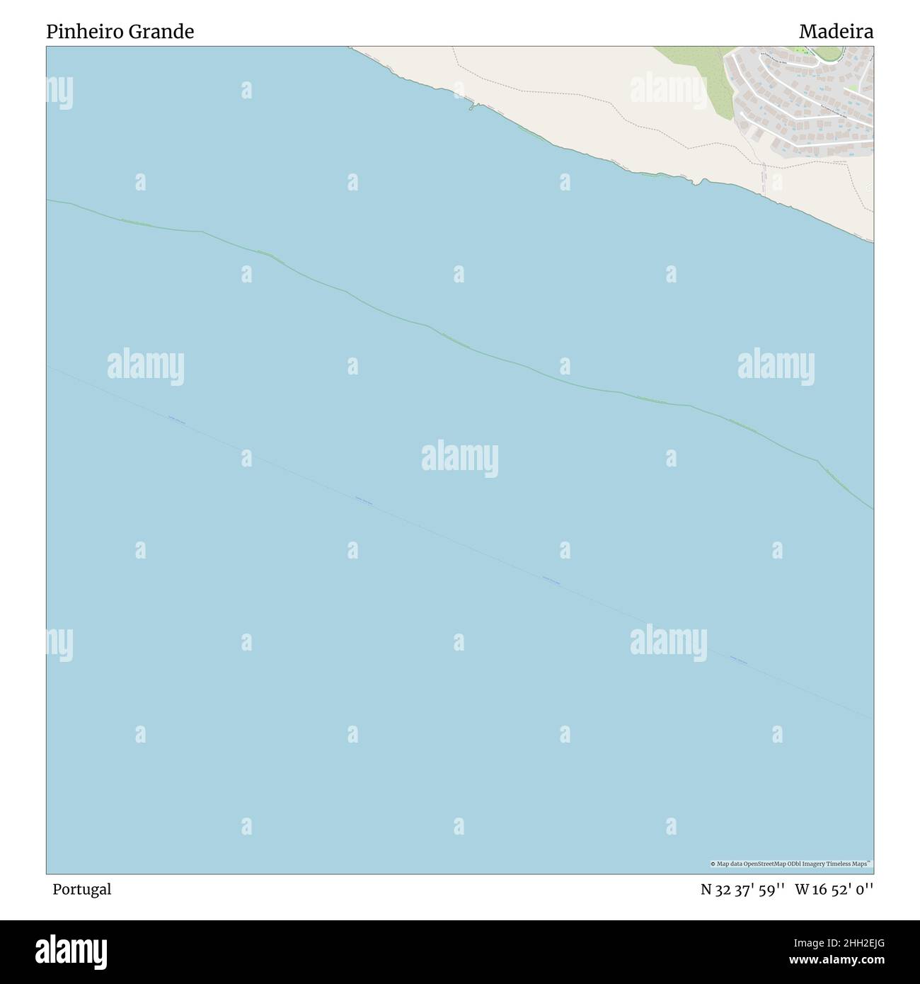 Pinheiro Grande, Portugal, Madeira, N 32 37' 59'', W 16 52' 0'', Karte ...
