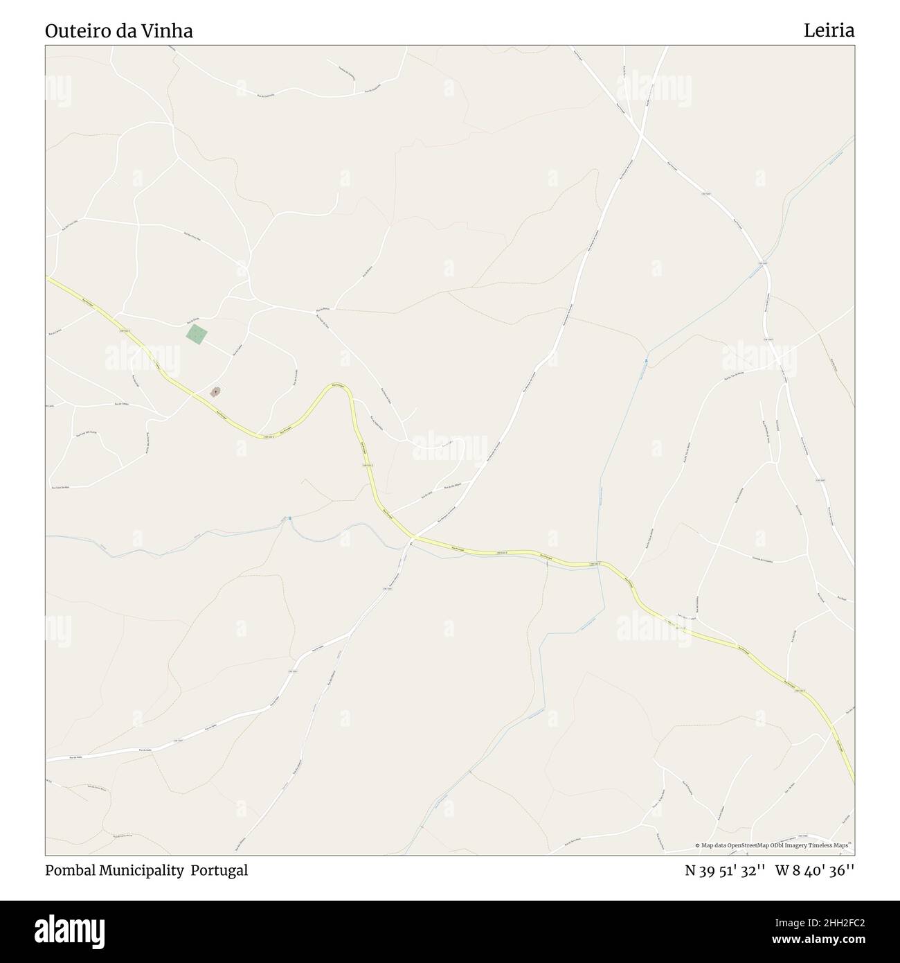 Outeiro da Vinha, Gemeinde Pombal, Portugal, Leiria, N 39 51' 32'', W 8 ...