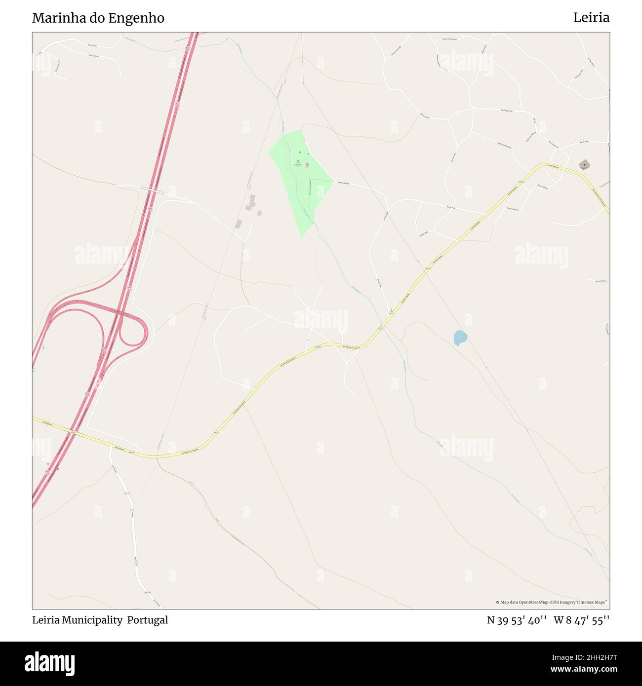 MARINHA do Engenho, Gemeinde Leiria, Portugal, Leiria, N 39 53' 40'', W ...