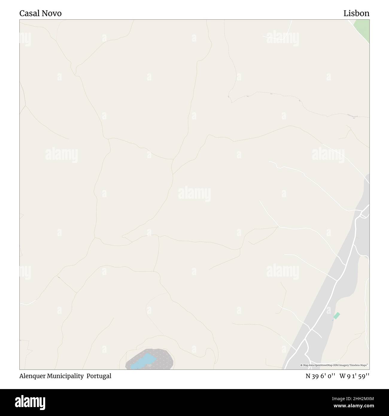 Casal Novo, Gemeinde Alenquer, Portugal, Lissabon, N 39 6' 0'', W 9 1 ...