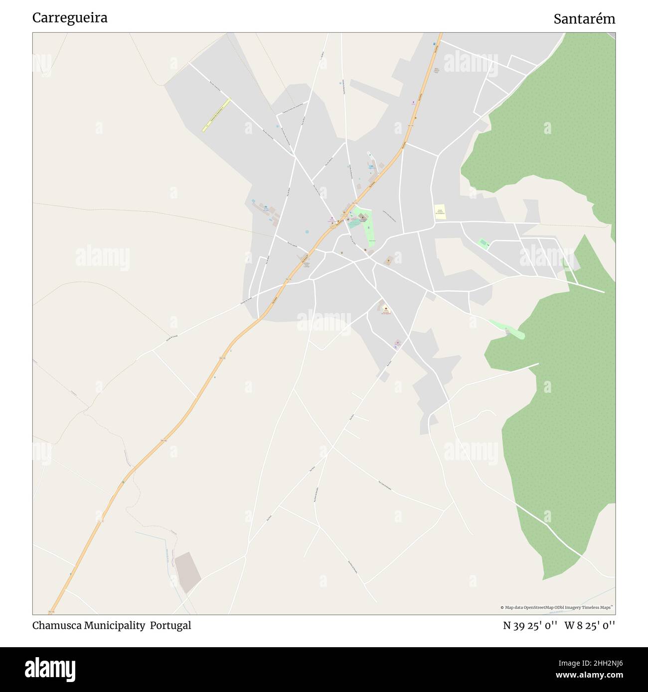 Carregueira, Gemeinde Chamusca, Portugal, Santarém, N 39 25' 0'', W 8 ...