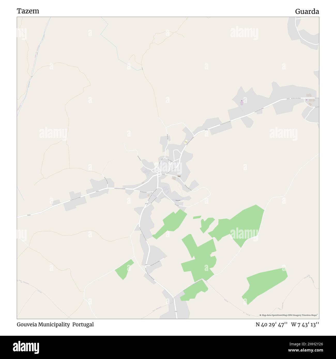 Tazem, Gemeinde Gouveia, Portugal, Guarda, N 40 29' 47'', W 7 43' 13 ...