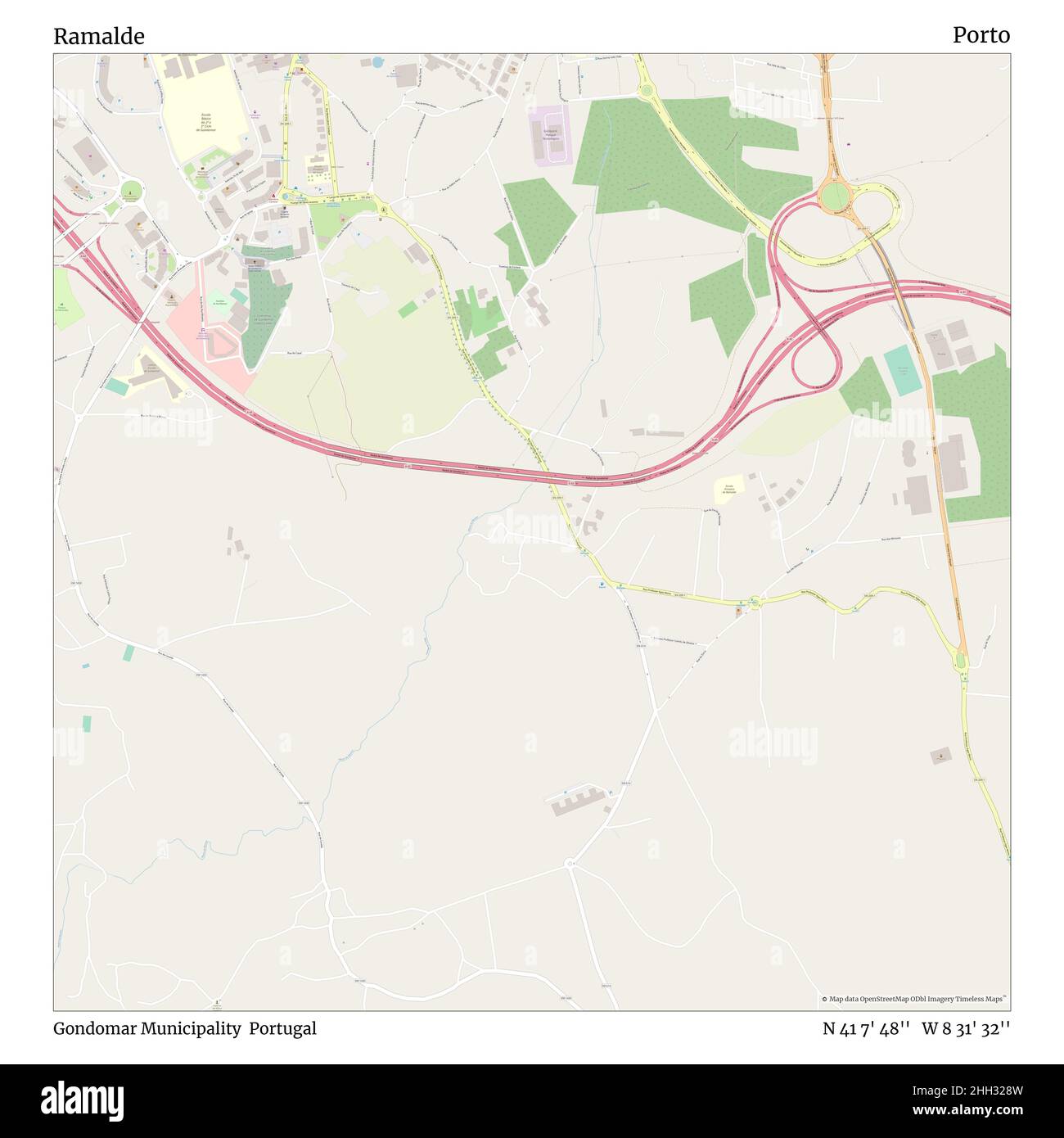 Ramalde, Gondomar Municipality, Portugal, Porto, N 41 7' 48'', W 8 31 ...