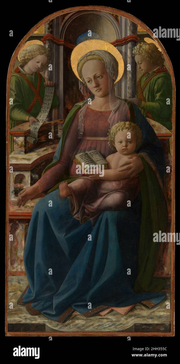 Lippi Madonna Mit Kind und Zwei Engel Stockfotos und -bilder Kaufen - Alamy