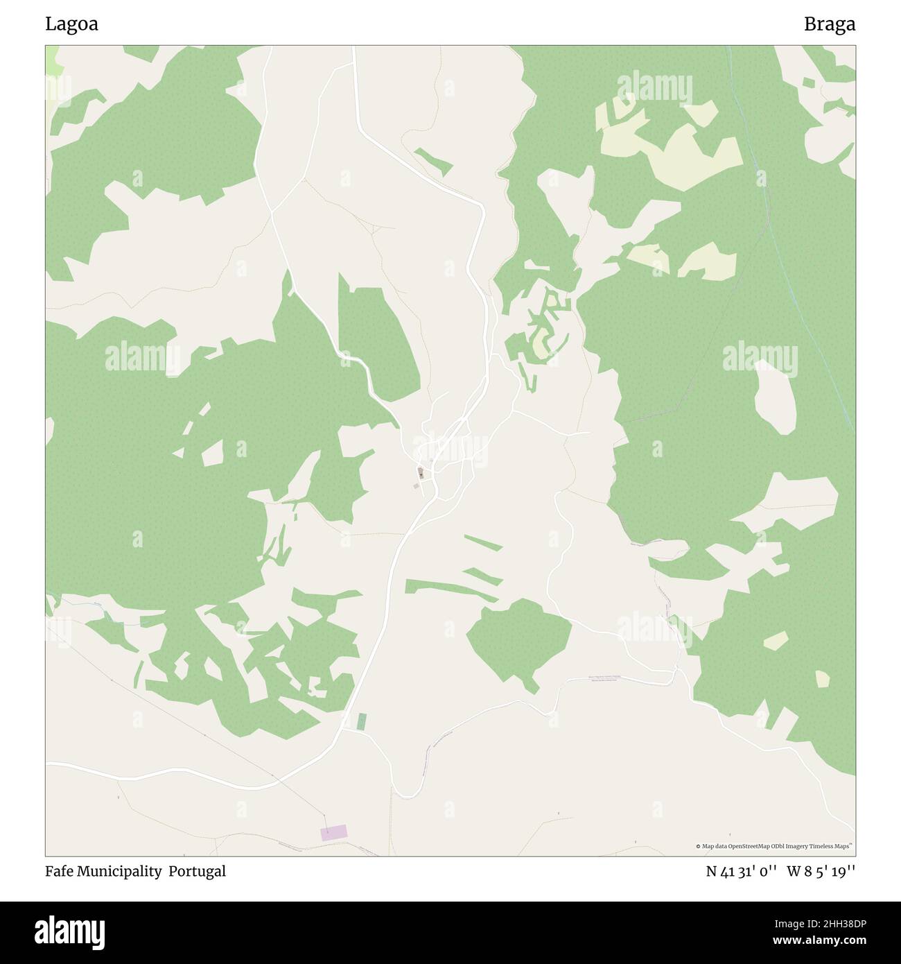 Lagoa, Gemeinde Fafe, Portugal, Braga, N 41 31' 0'', W 8 5' 19'', map ...