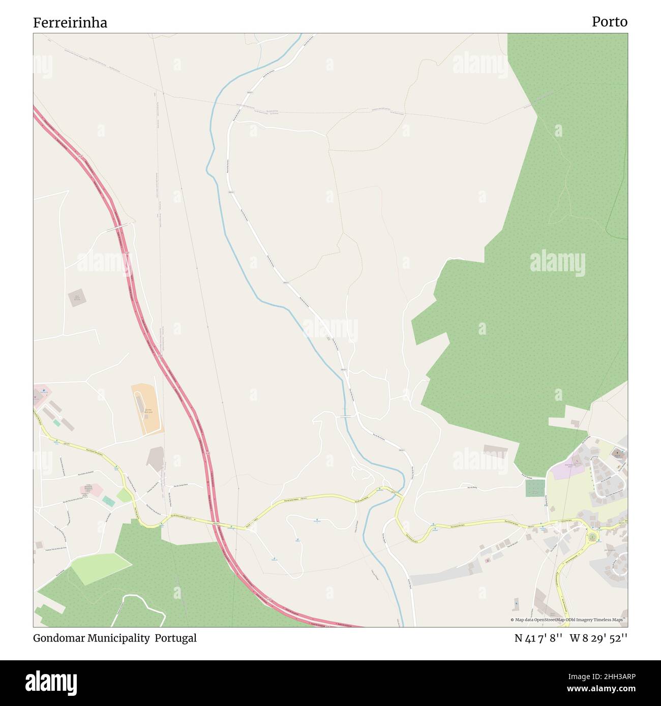 Ferreirinha, Gondomar Municipality, Portugal, Porto, N 41 7' 8'', W 8 ...