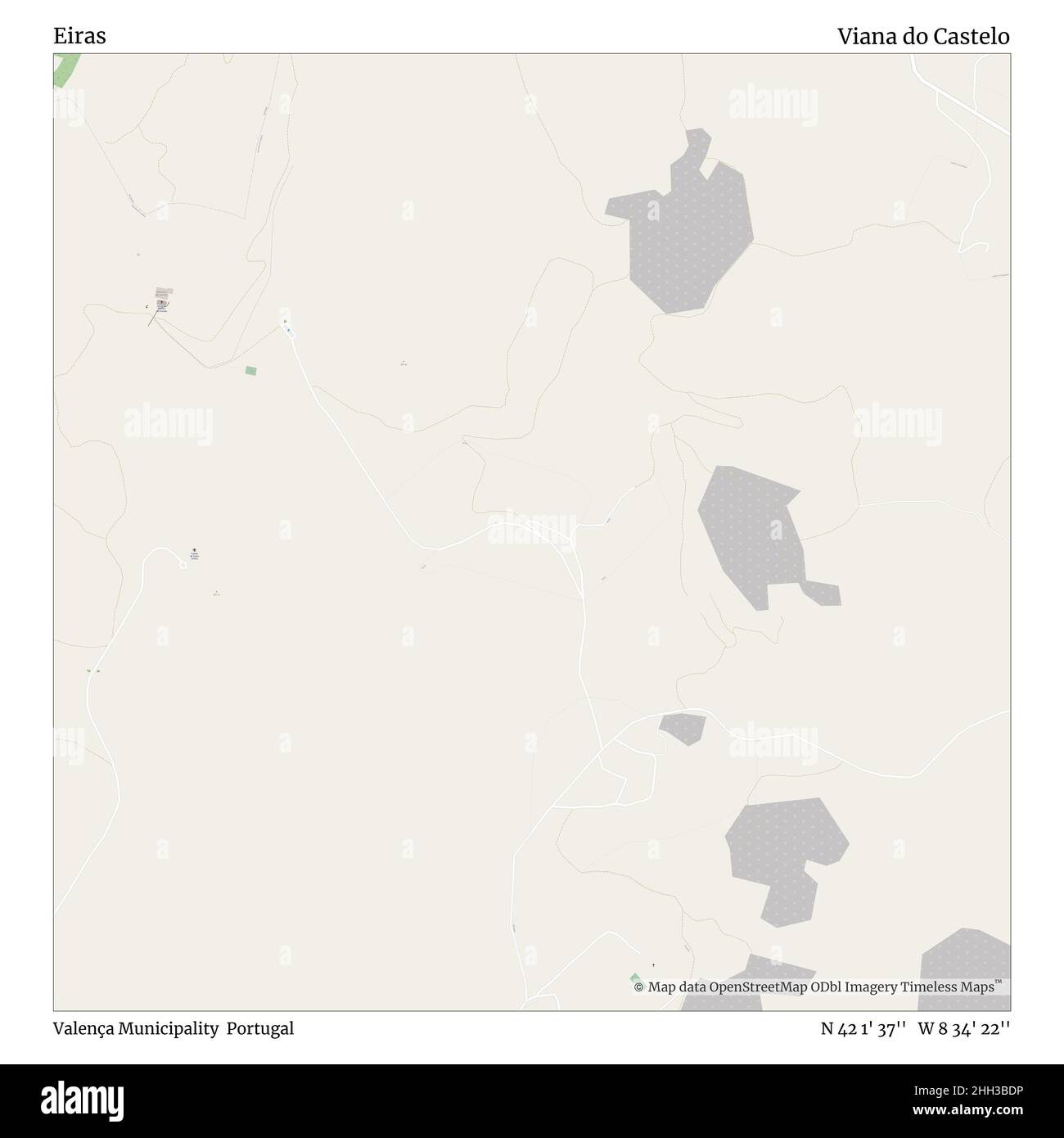 Eiras, Gemeinde Valença, Portugal, Viana do Castelo, N 42 1' 37'', W 8 ...