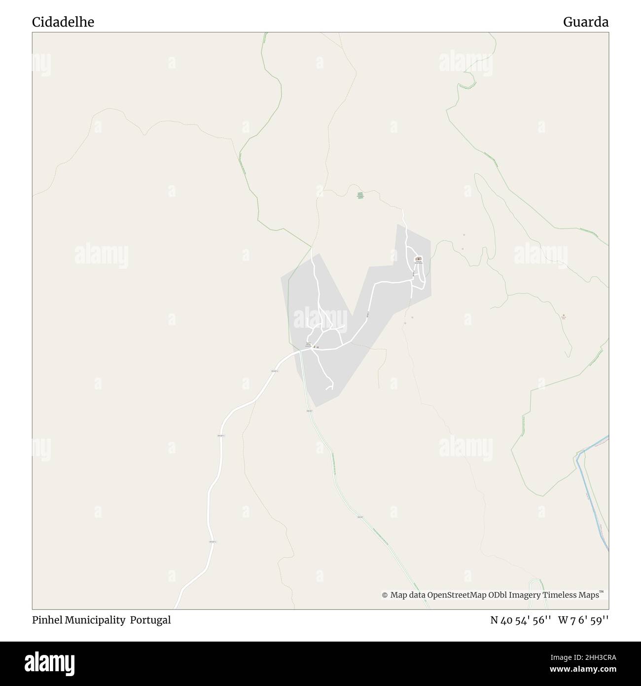 Cidadelhe, Gemeinde Pinhel, Portugal, Guarda, N 40 54' 56'', W 7 6' 59 ...
