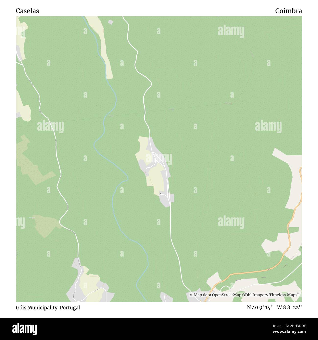Caselas, Gemeinde Góis, Portugal, Coimbra, N 40 9' 14'', W 8 8' 22 ...