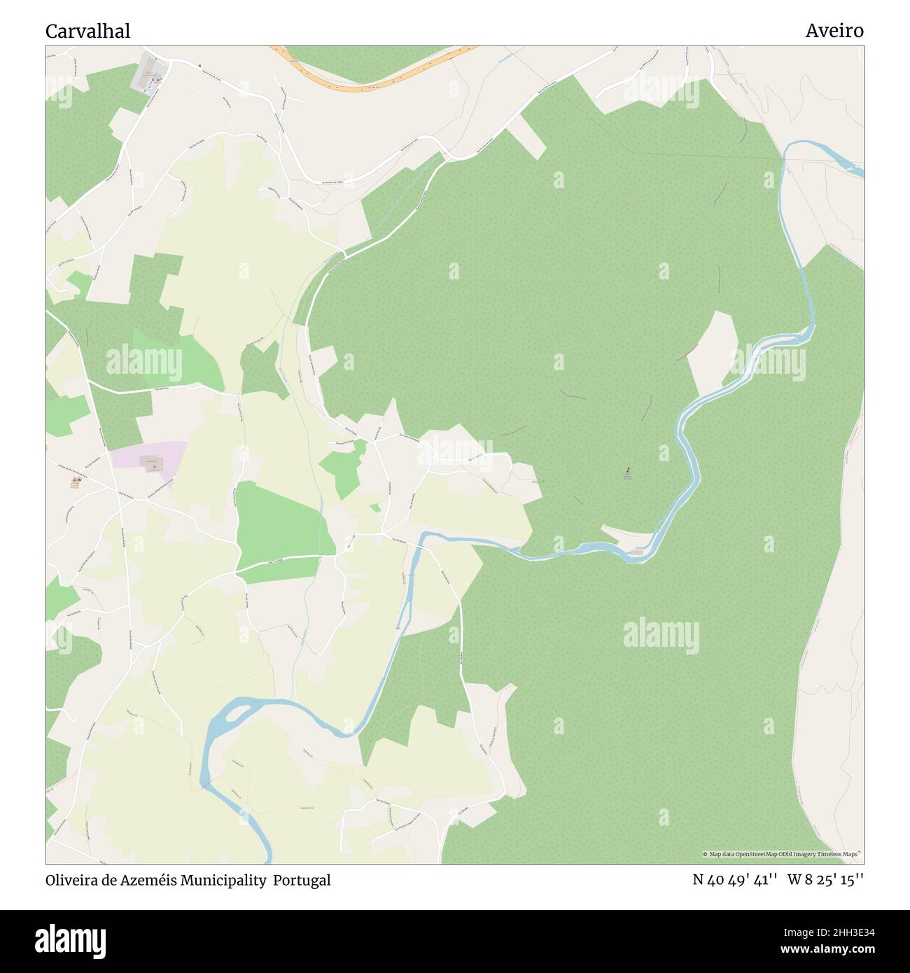 Carvalhal, Gemeinde Oliveira de Azeméis, Portugal, Aveiro, N 40 49' 41 ...