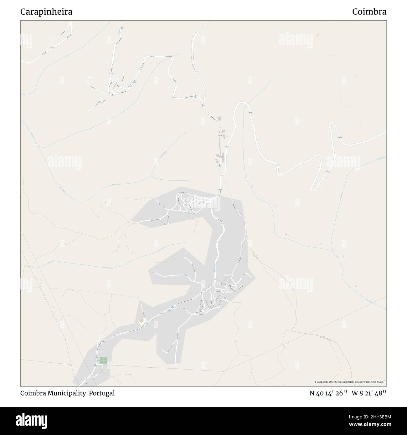 Carapinheira, Gemeinde Coimbra, Portugal, Coimbra, N 40 14' 26'', W 8 ...