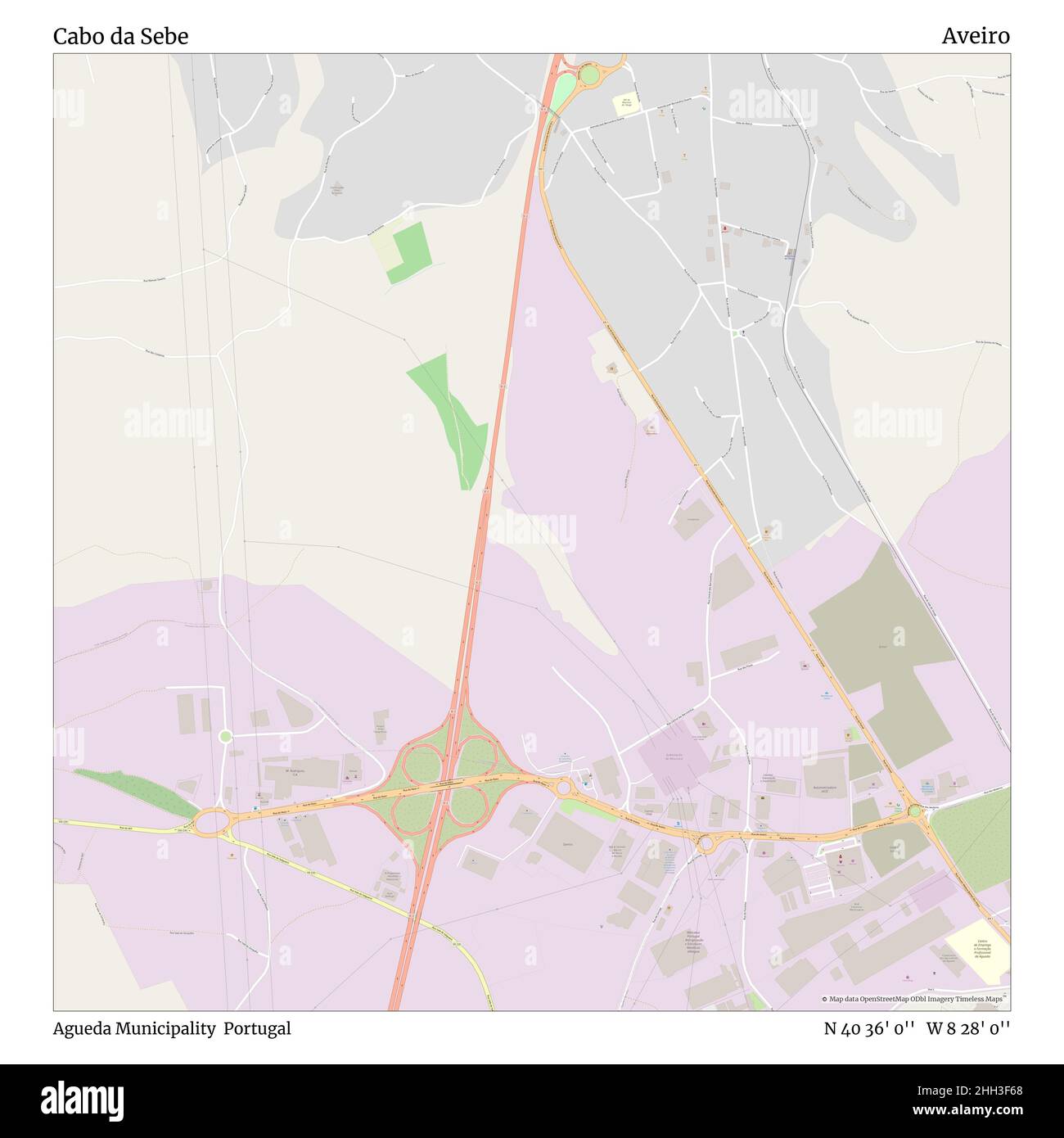 Cabo da Sebe, Gemeinde Agueda, Portugal, Aveiro, N 40 36' 0'', W 8 28 ...