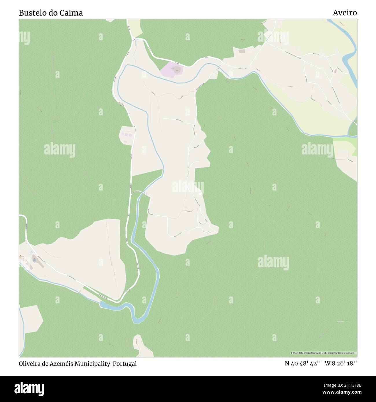 Bustelo do Caima, Gemeinde Oliveira de Azeméis, Portugal, Aveiro, N 40 ...