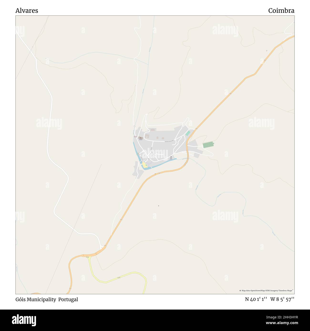Alvares, Gemeinde Góis, Portugal, Coimbra, N 40 1' 1'', W 8 5' 57 ...