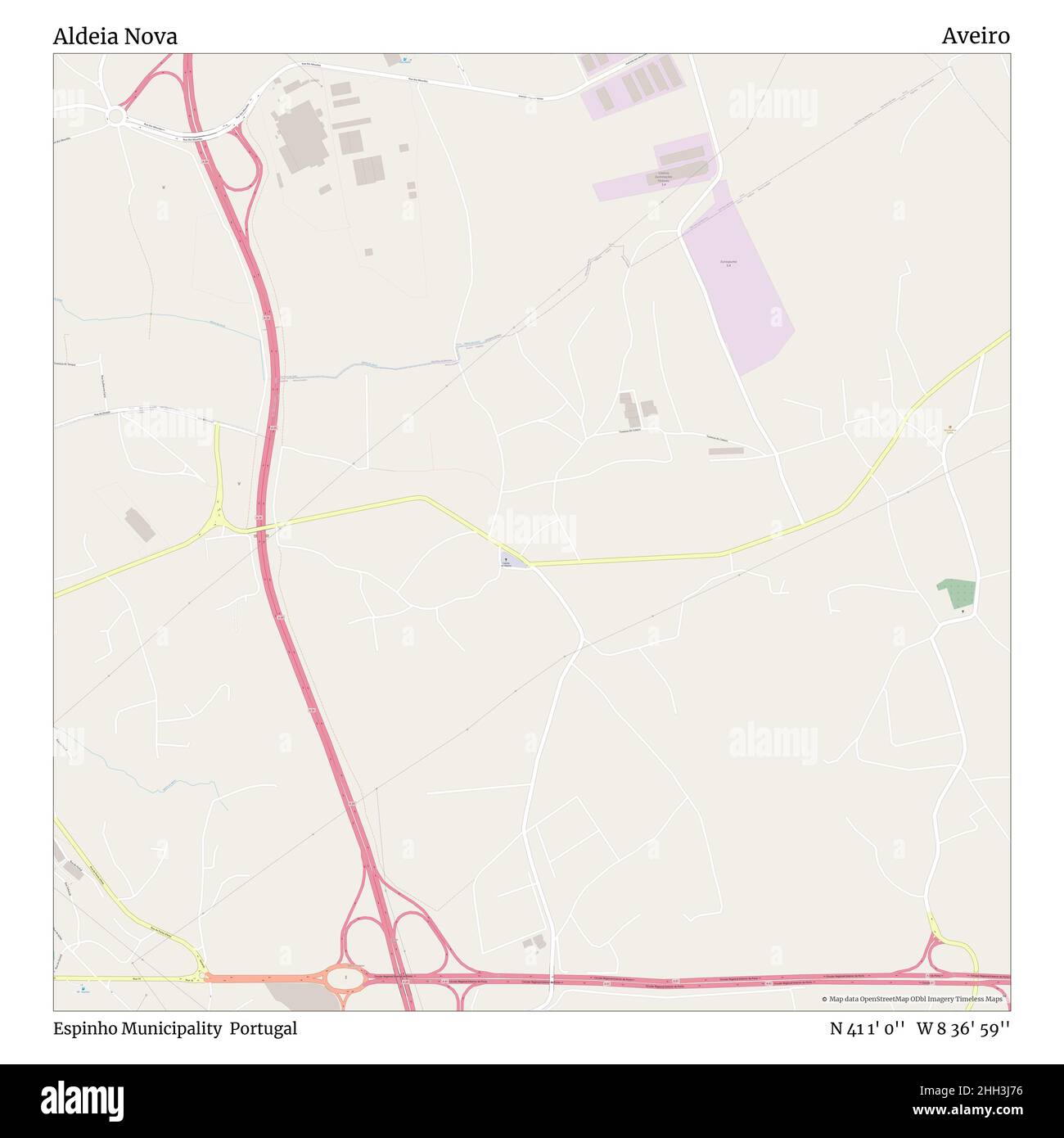 Aldeia Nova, Gemeinde Espinho, Portugal, Aveiro, N 41 1' 0'', W 8 36 ...