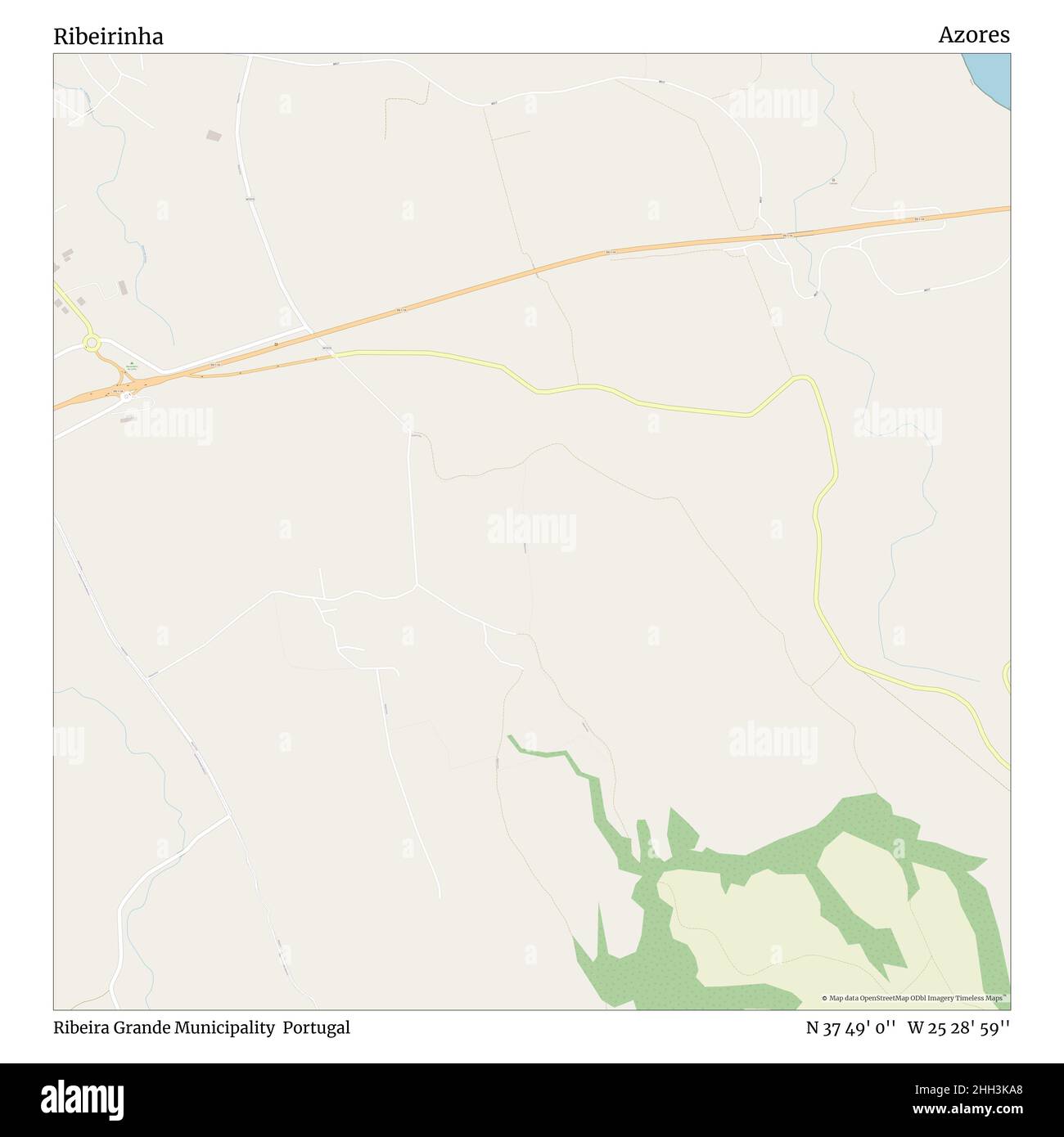 Ribeirinha, Gemeinde Ribeira Grande, Portugal, Azoren, N 37 49' 0'', W ...